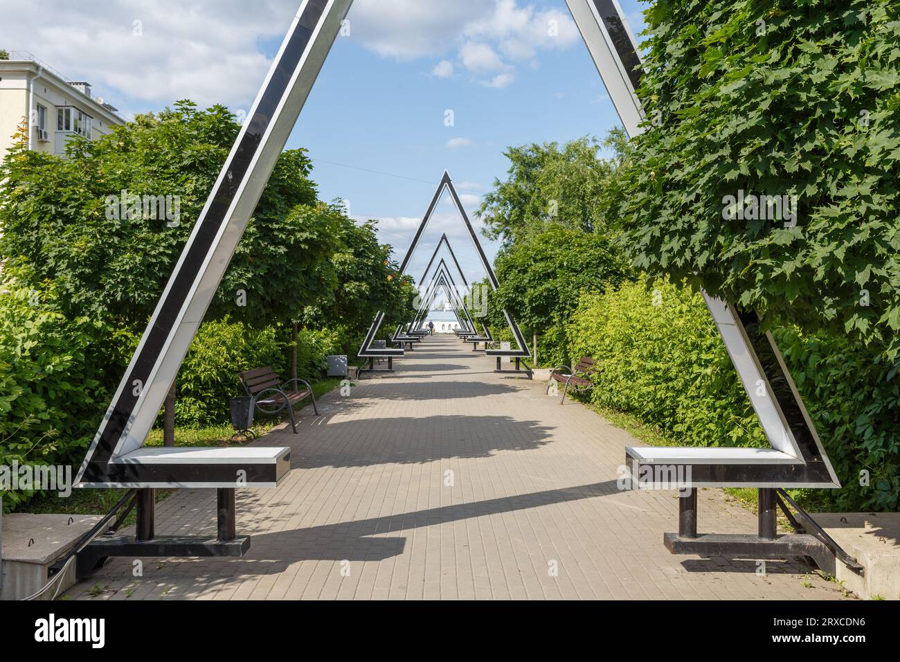 art object Triangles Stock Photo - Alamy