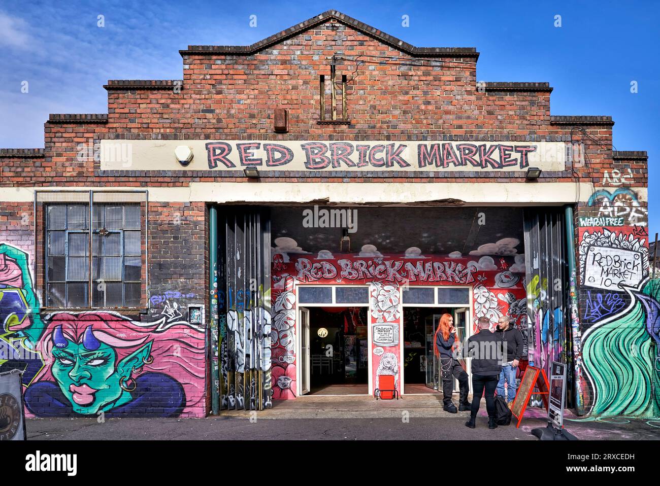 Red brick market digbeth hi-res stock photography and images - Alamy