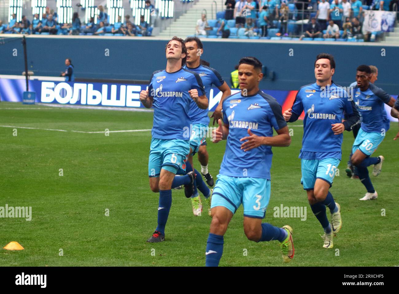 Saint Petersburg, Russia, 24 september 2023: Football. Russian Premier ...