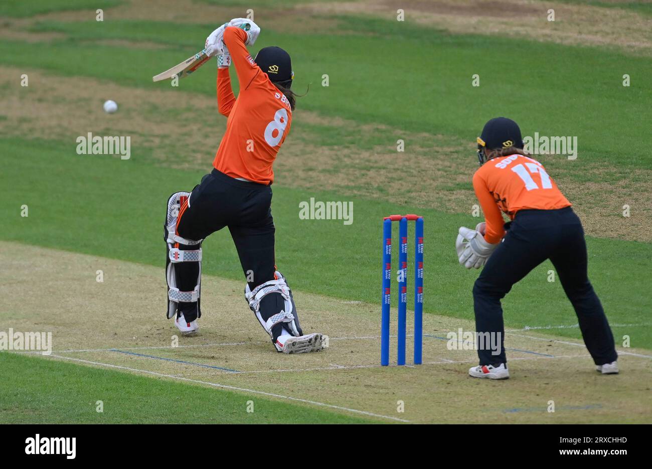 NORTHAMPTON, ENGLAND - Sept - 24 -2023 : SARAH BRYCE of Blaze Women ...