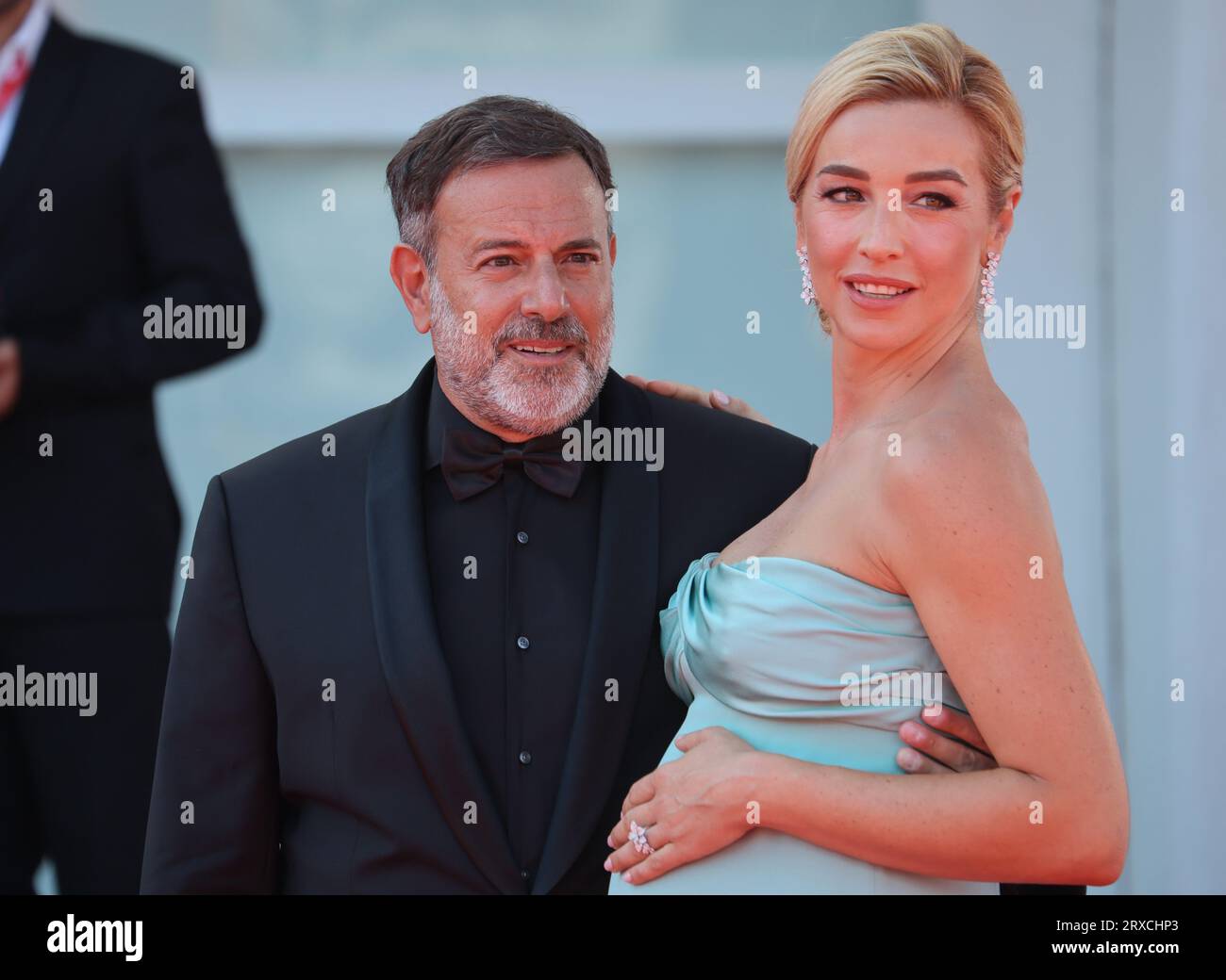 VENICE, ITALY - SEPTEMBER 06: Fausto Brizzi and Silvia Salis attends ...