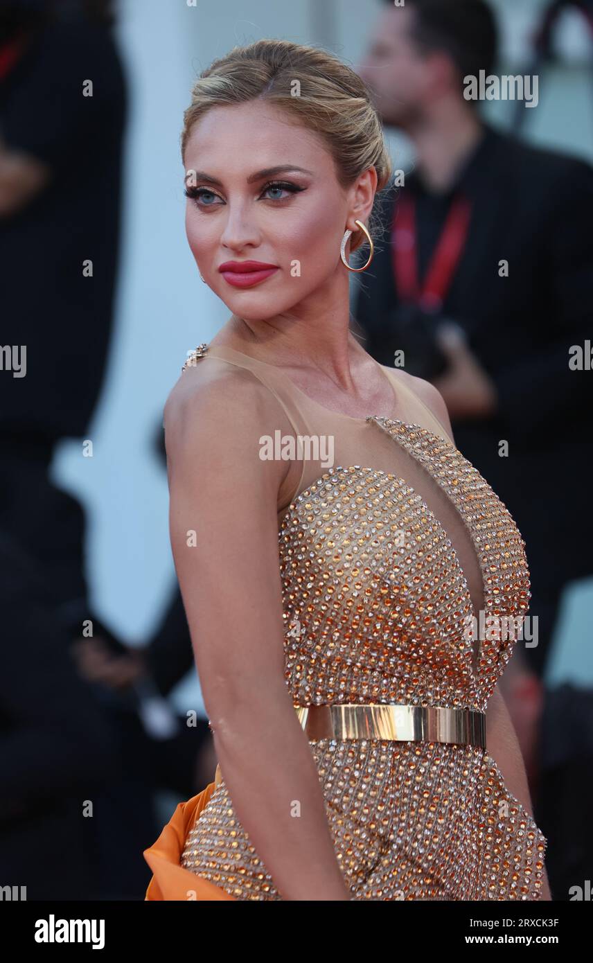 VENICE, ITALY - SEPTEMBER 06: Tanya La Gatta attends the red carpet ...