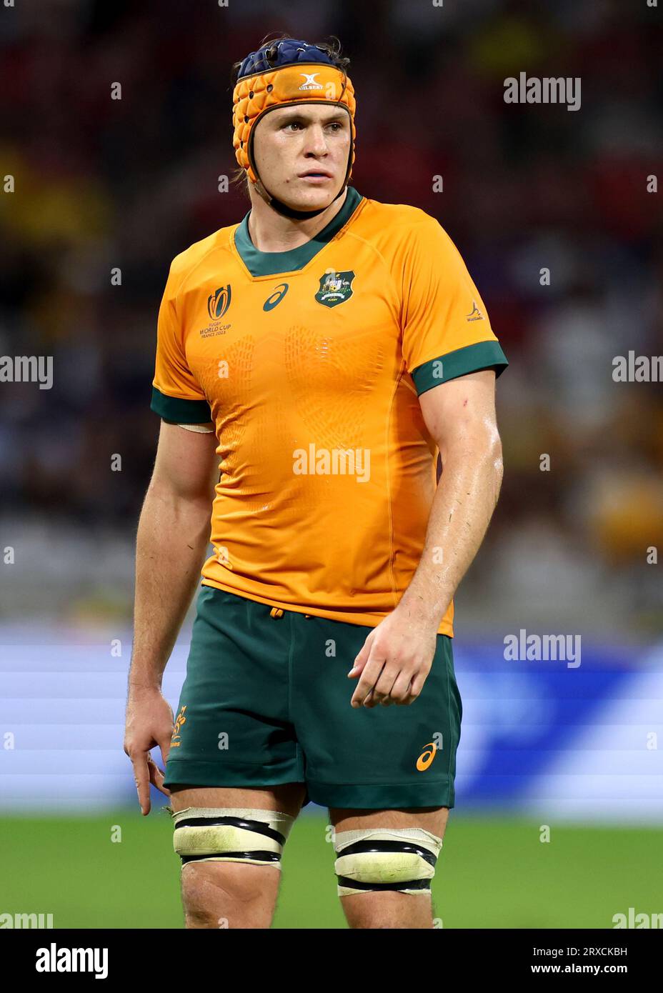 Australia's Tom Hooper looks on during the Rugby World Cup 2023, Pool C ...