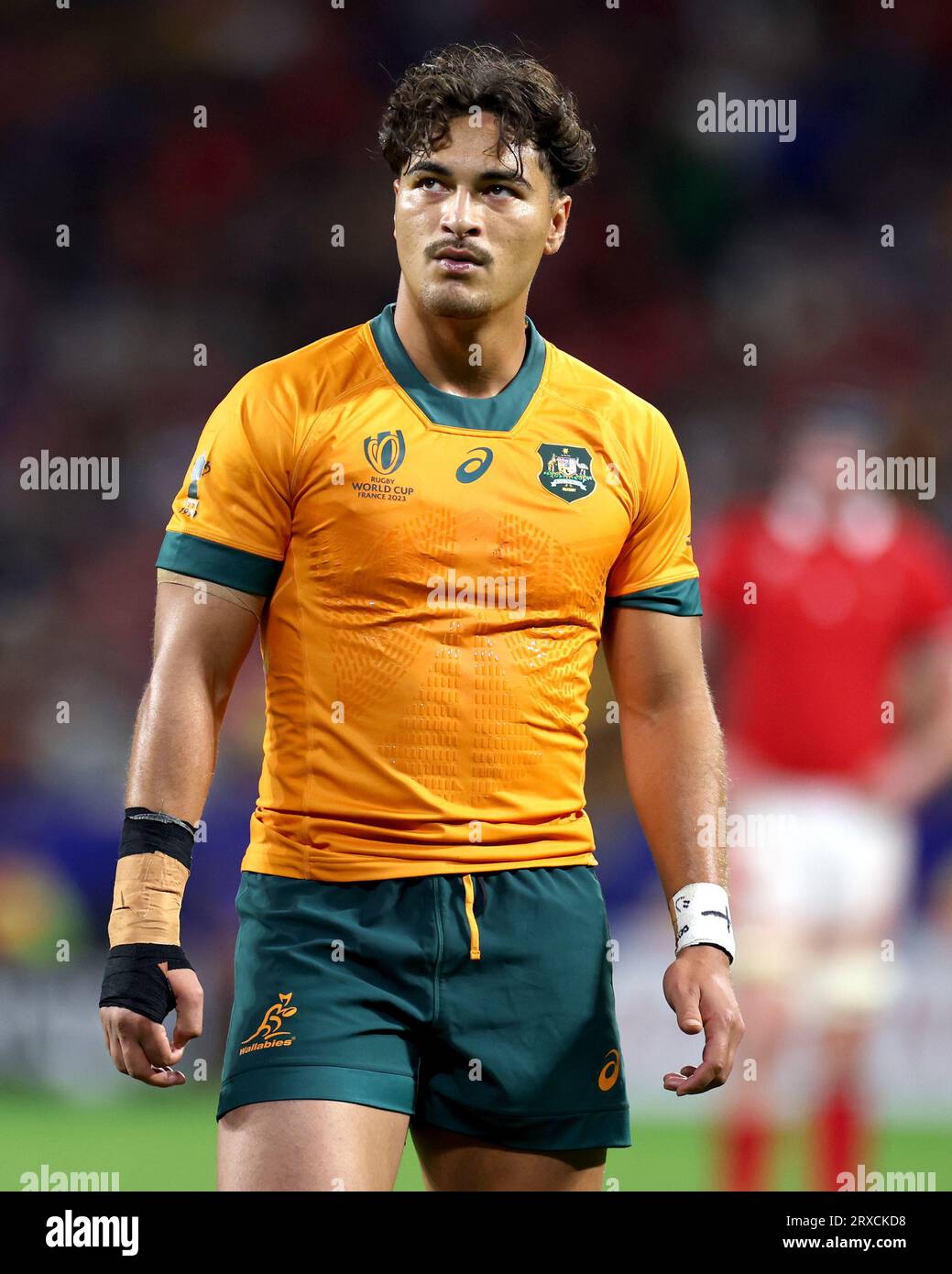 Australia's Jordan Petaia looks on during the Rugby World Cup 2023 ...