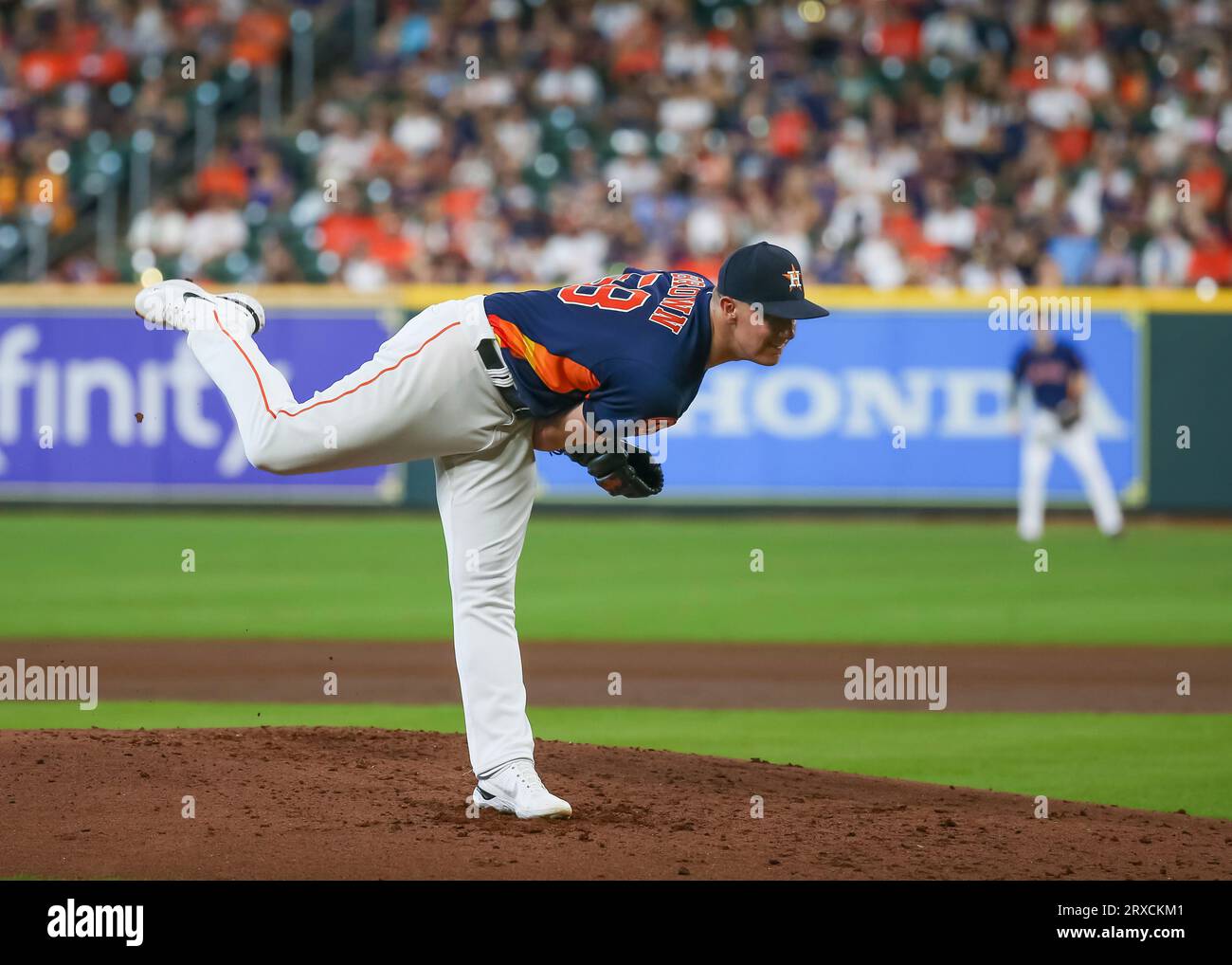 HOUSTON, TX - SEPTEMBER 24: Houston Astros starting pitcher Hunter ...