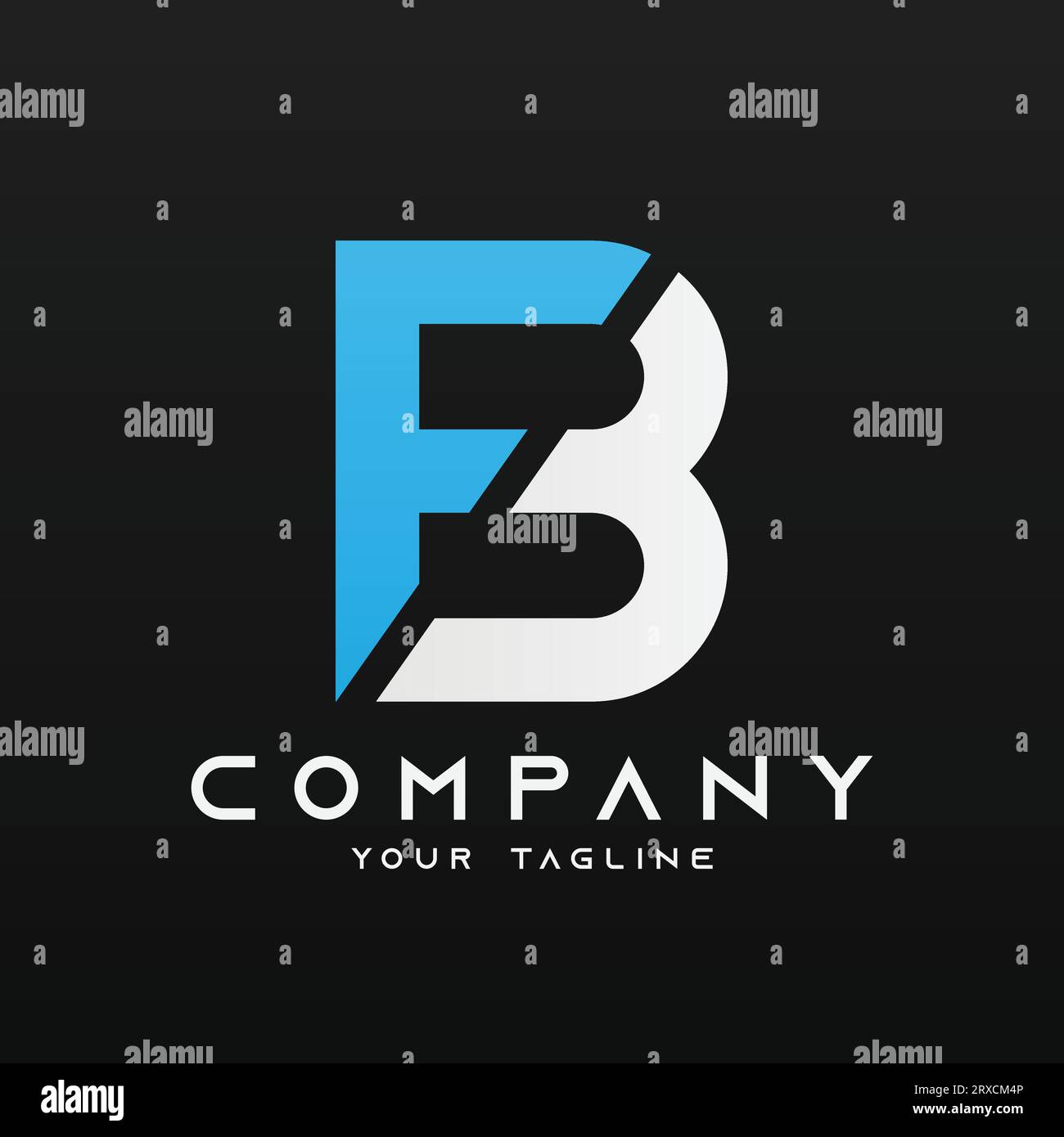 Fb letter logo Stock Vector Images - Alamy