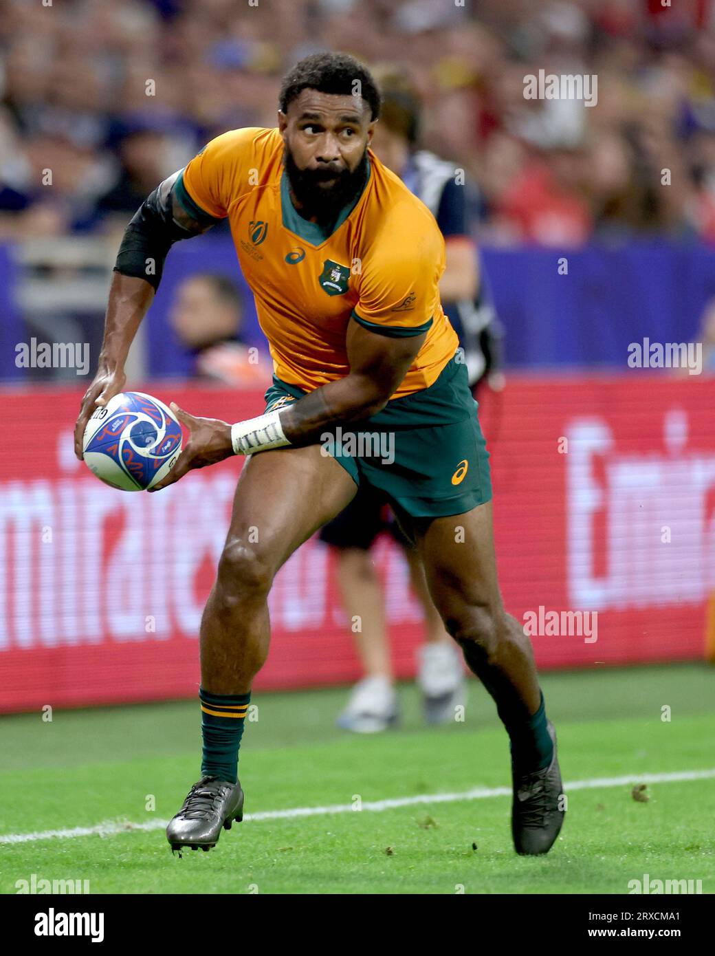Australia's Marika Koribete in action during the Rugby World Cup 2023 ...