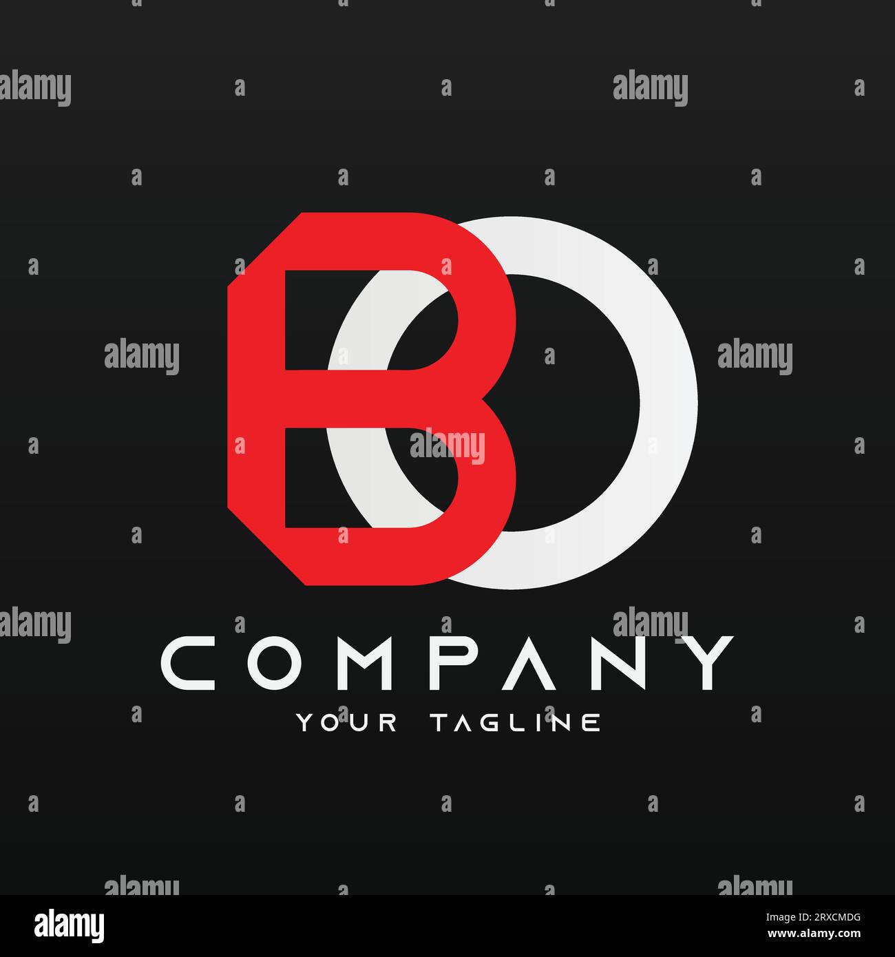 Bo letter logo hi-res stock photography and images - Alamy