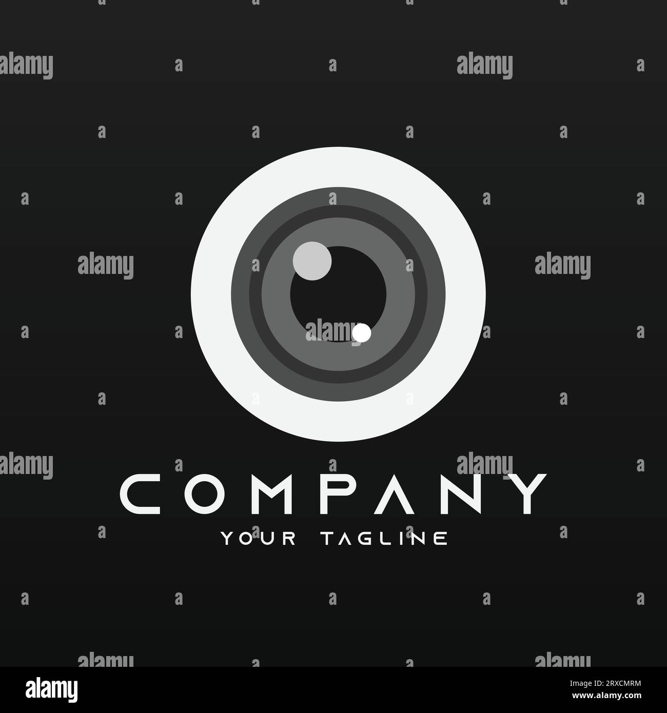 Camera logo Black and White Stock Photos & Images - Alamy