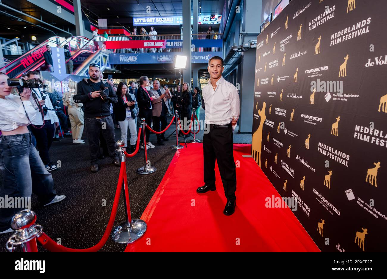 UTRECHT - Actor and rapper Bilal Wahib on the red carpet prior to the ...