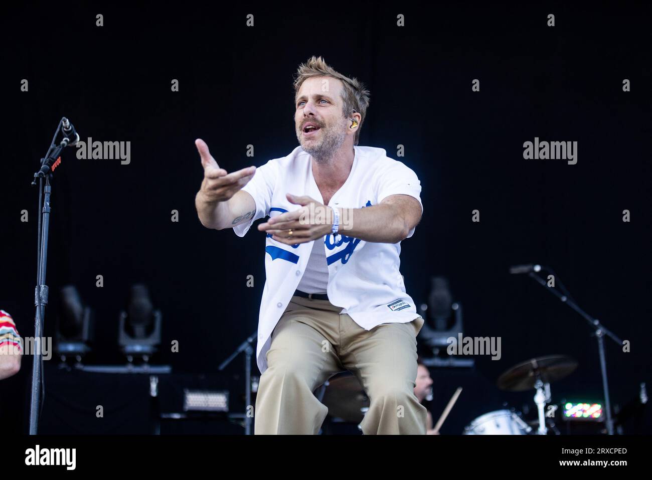 Aaron Bruno of AWOLNATION performs during Louder Than Life Music ...