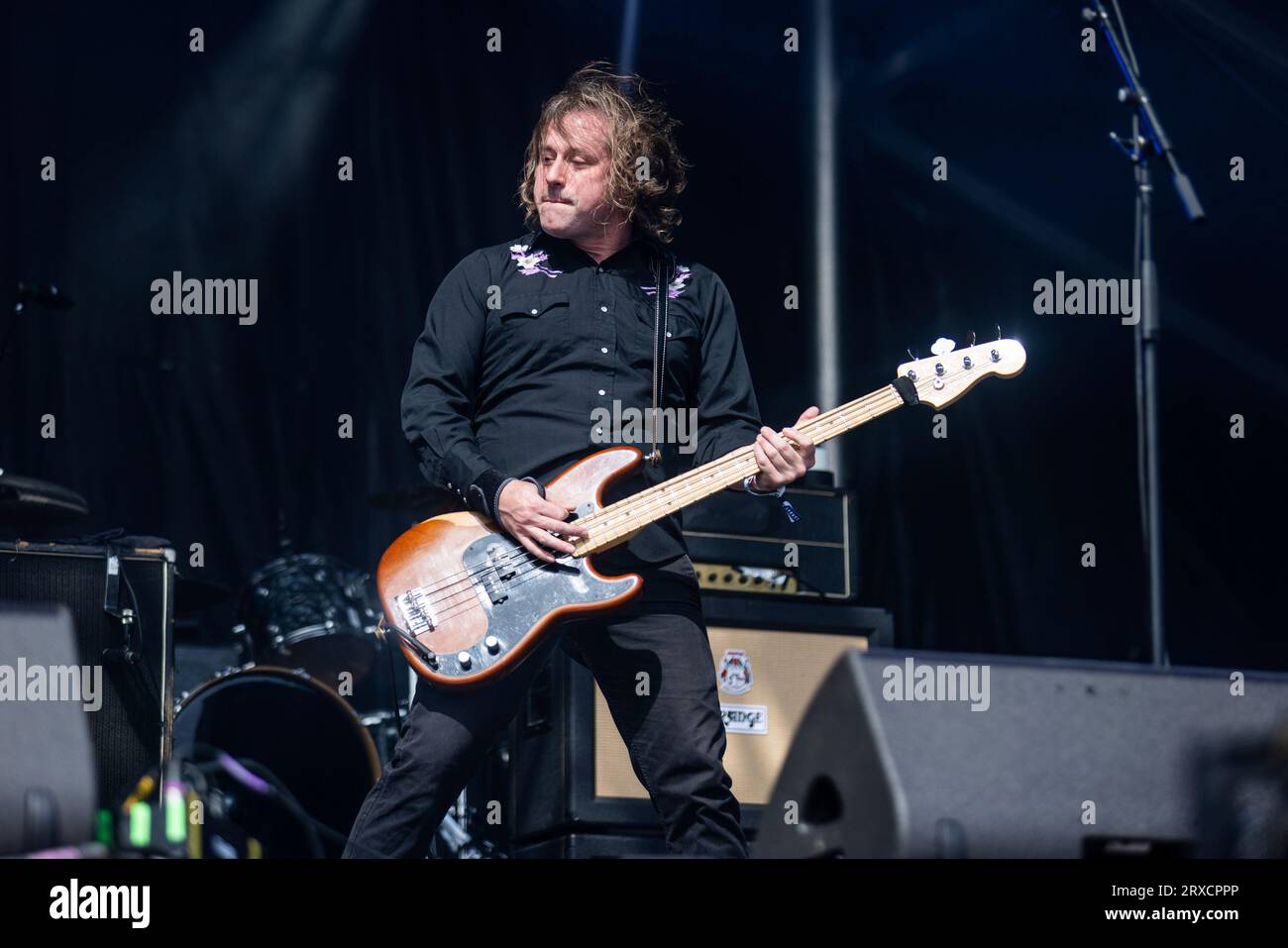 Brad Magers of The Bronx performs during Louder Than Life Music ...