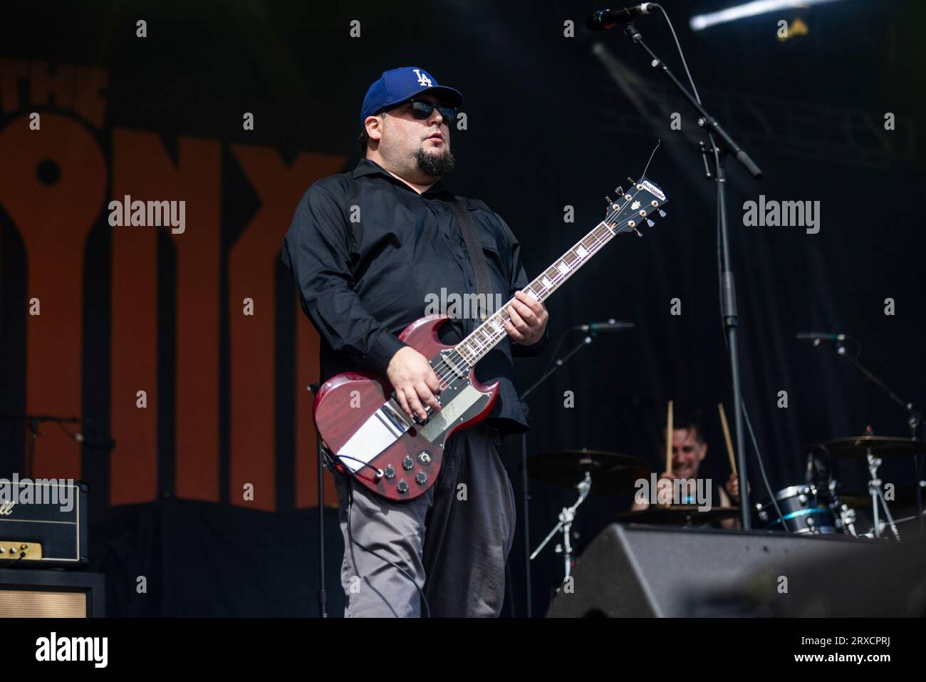 Vincent Hidalgo of The Bronx performs during Louder Than Life Music ...