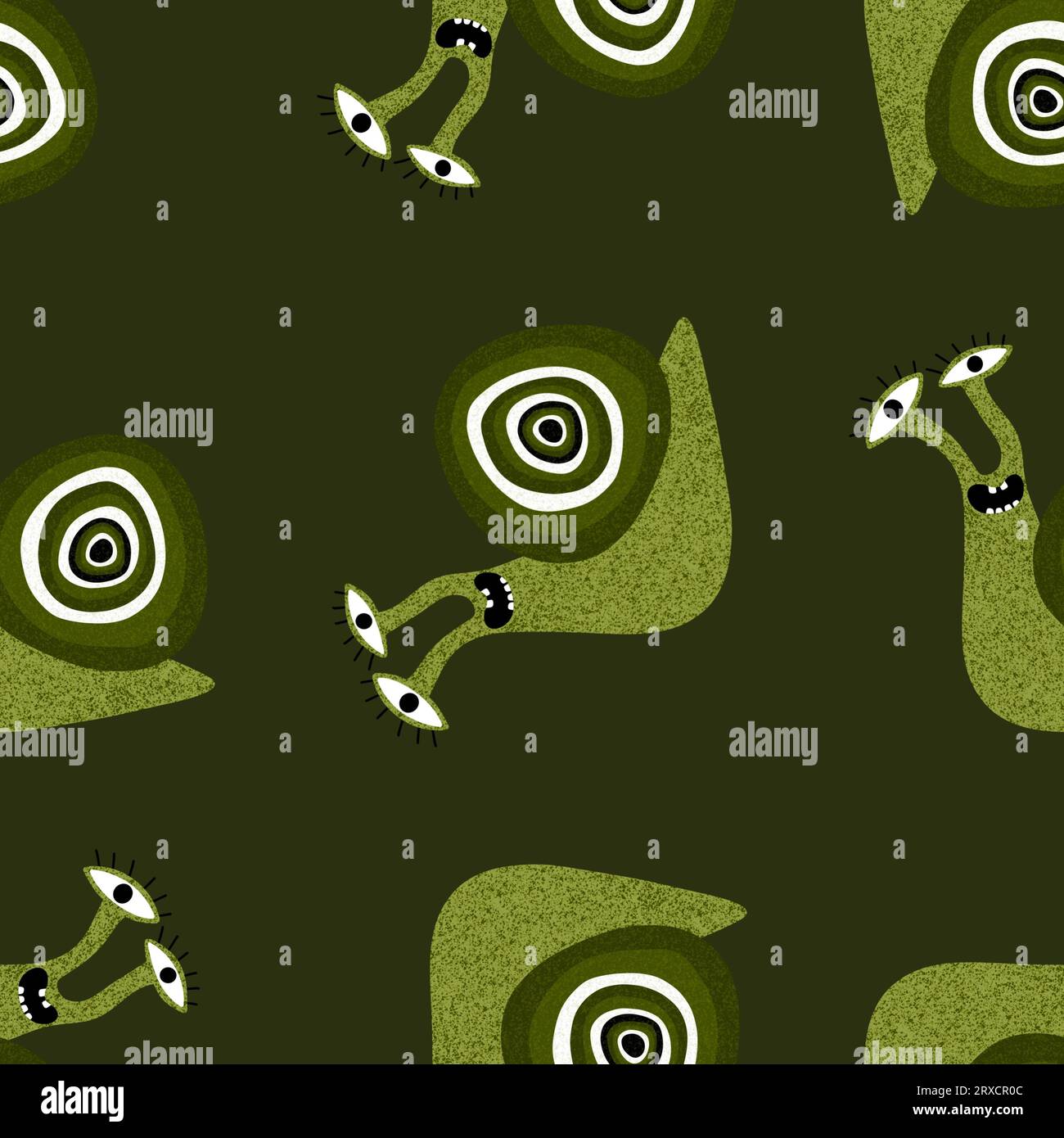 Cartoon animals seamless snails pattern for fabrics and wrapping paper ...
