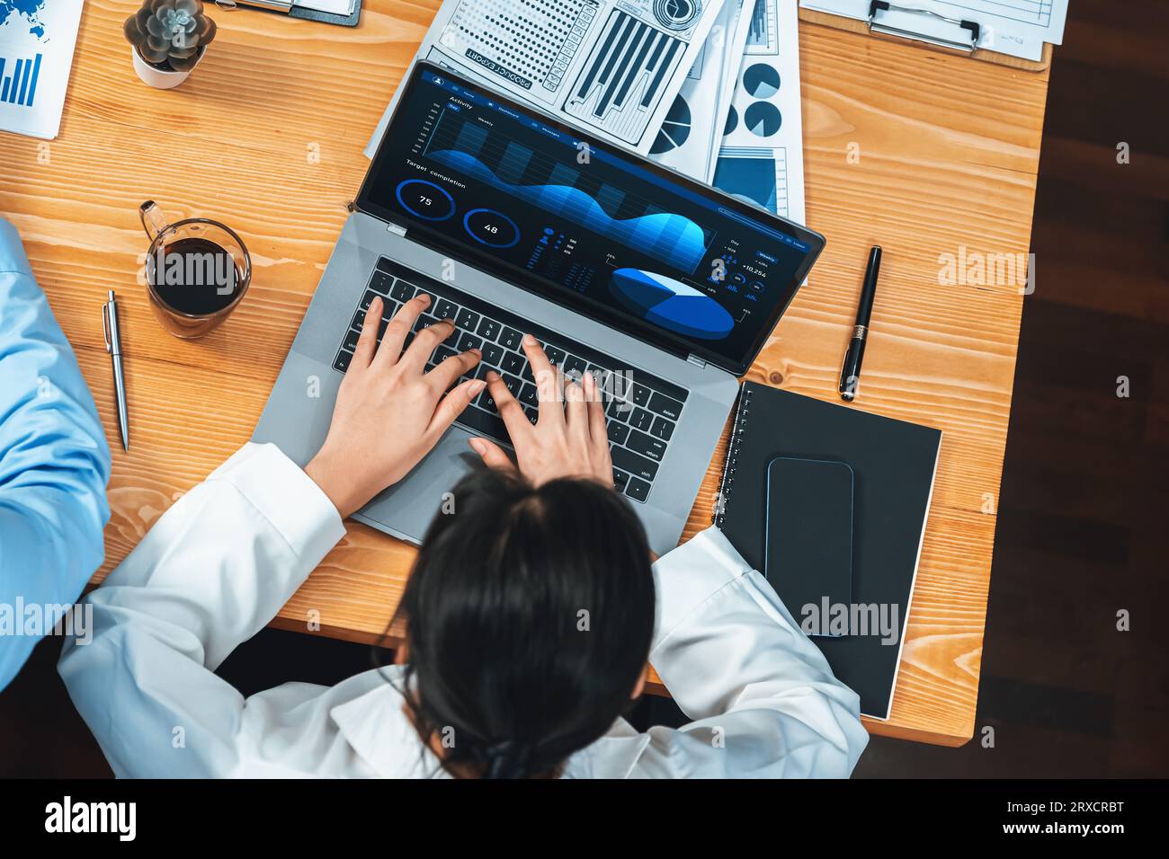 Financial data analysis dashboard by Fintech BI or business ...