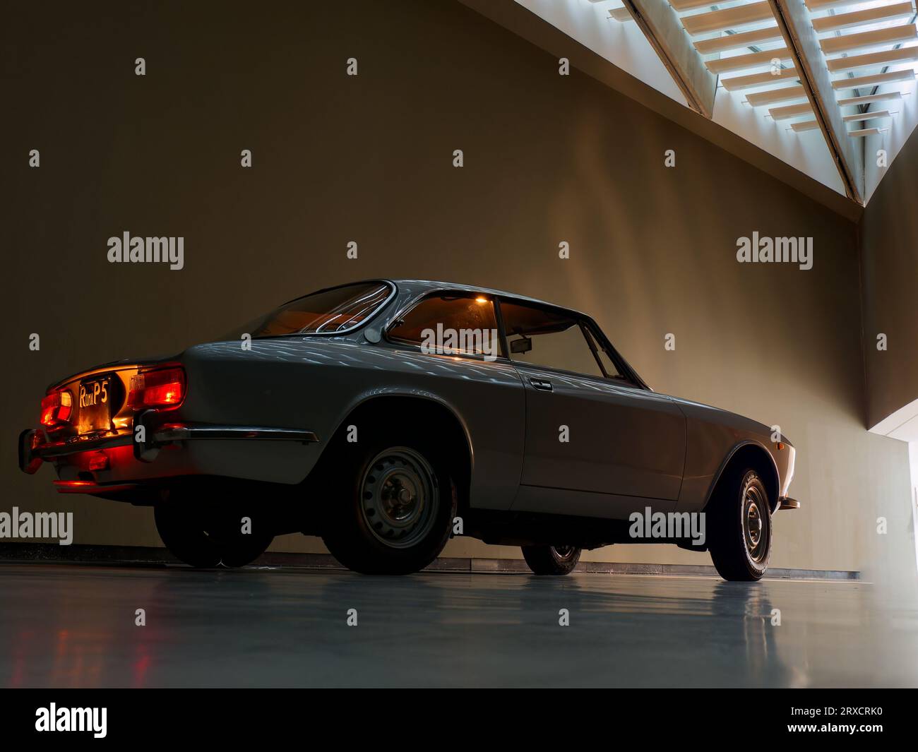 Old-fashioned classic car in warm colors Stock Photo - Alamy