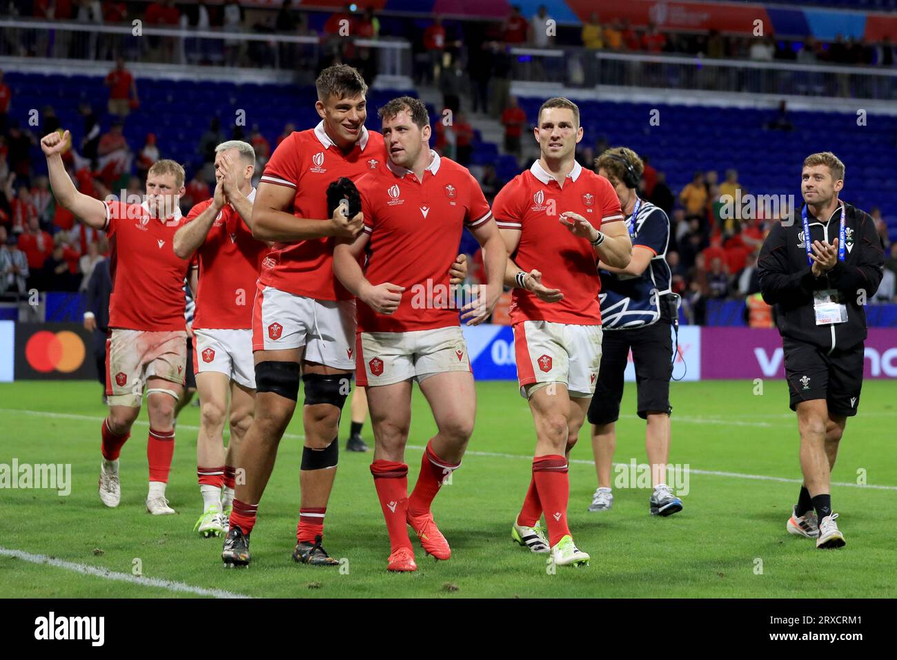 Wales players interacts with fans following the Rugby World Cup 2023 ...