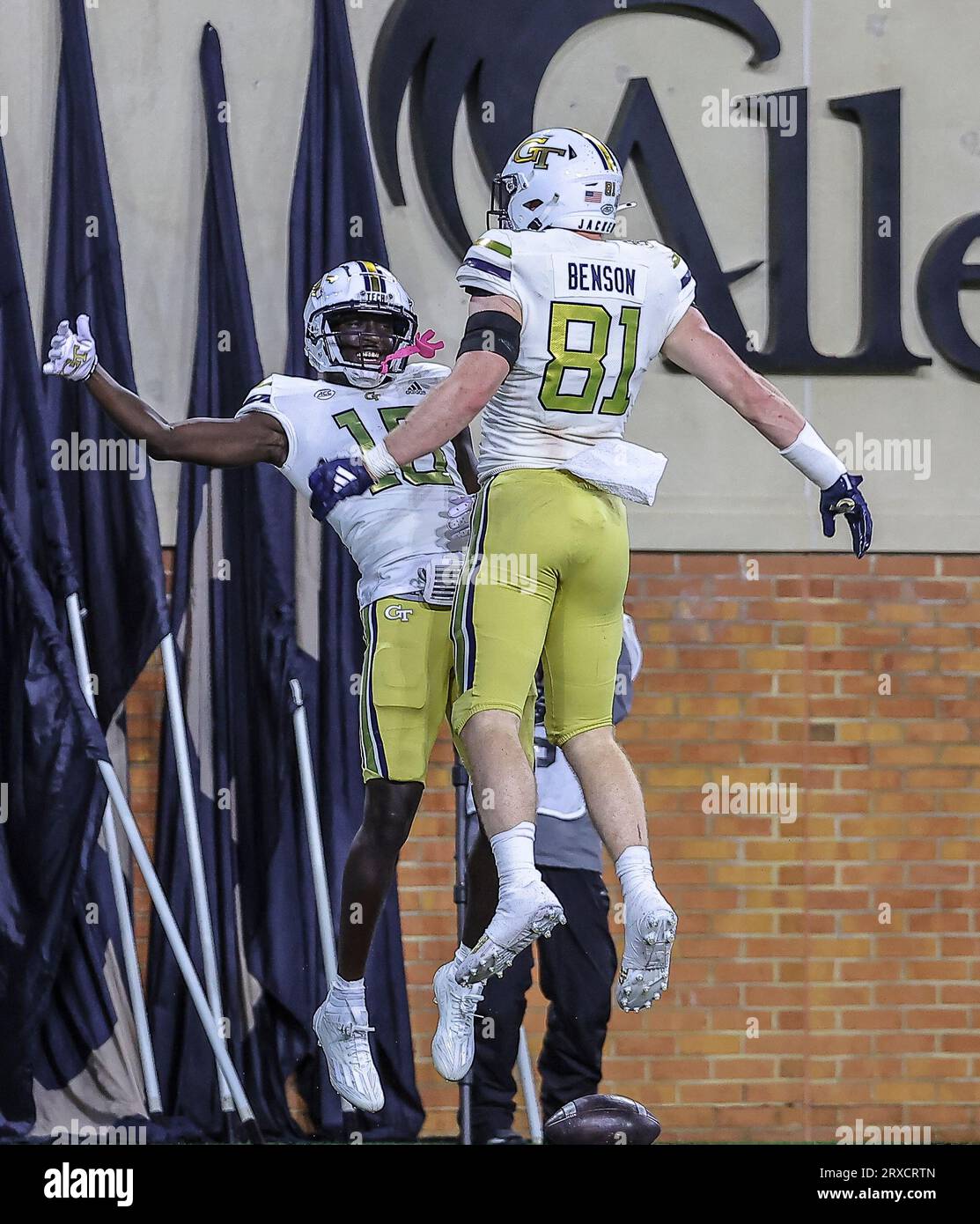 September 23,2023: Georgia Tech junior Abdul Janneh (18) and and ...