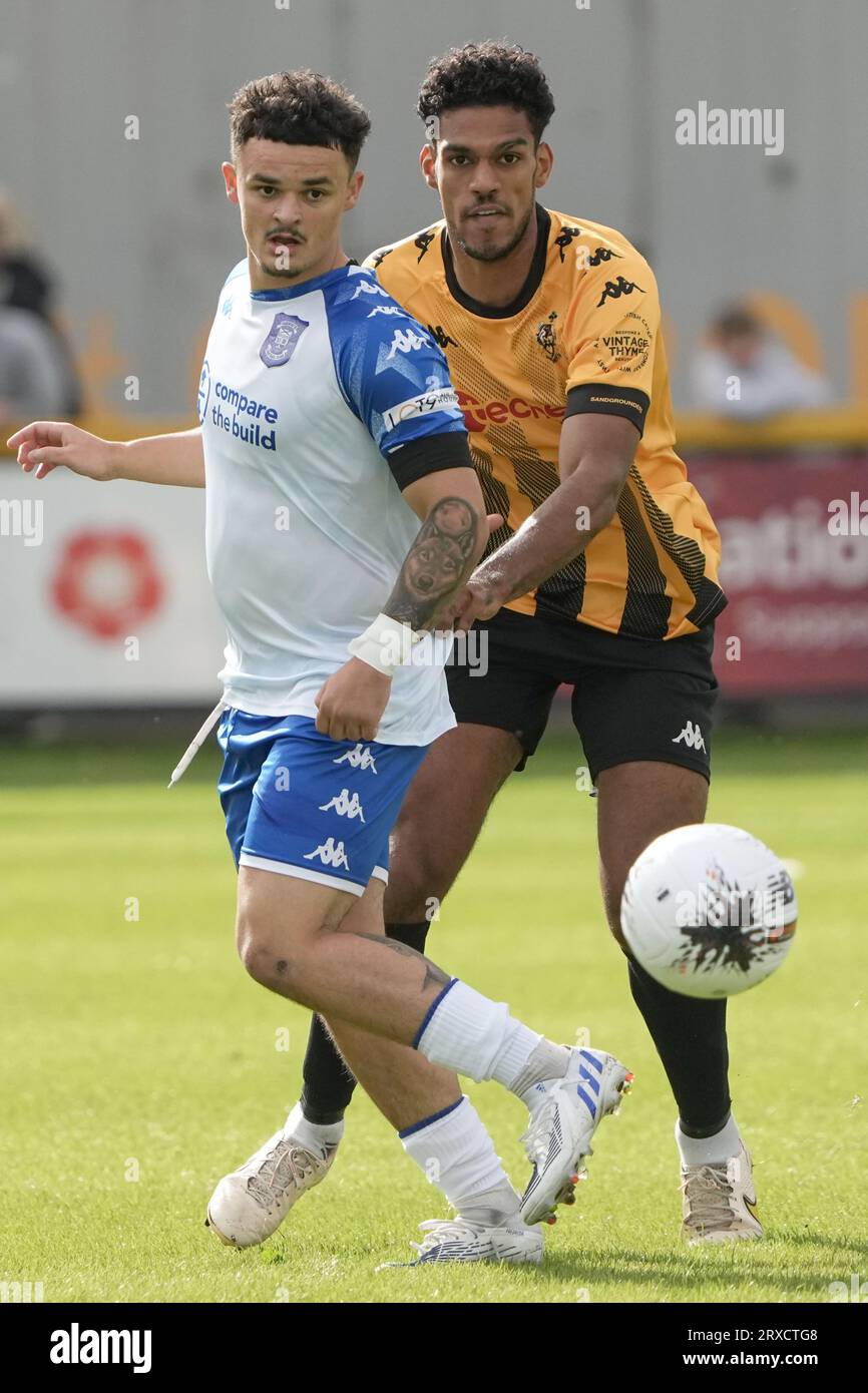 Southport v Tamworth 23rd September 2023 Big Help Stadium .Southport ...