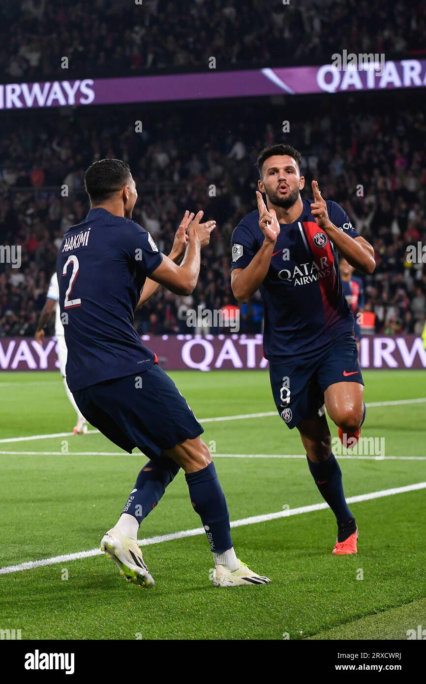 Paris, France. 24th Sep, 2023. Julien Mattia/Le Pictorium - PSG - Marseille - 24/09/2023 ...