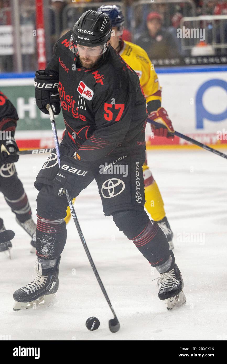 24.09.2023, Lanxess-Arena, Koeln, GER, DEL, Koelner Haie vs ...