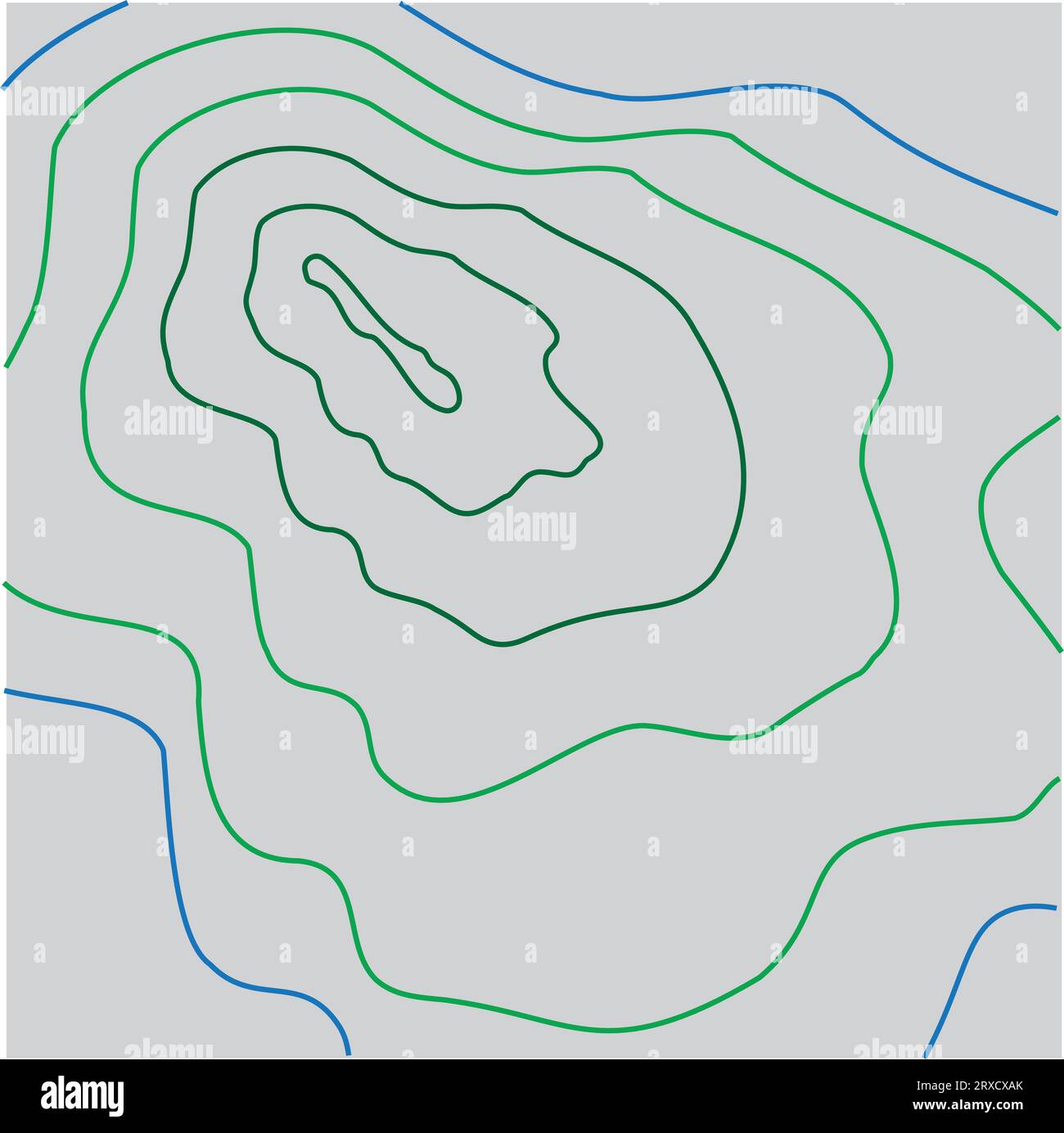 Hills contour Stock Vector Images - Alamy