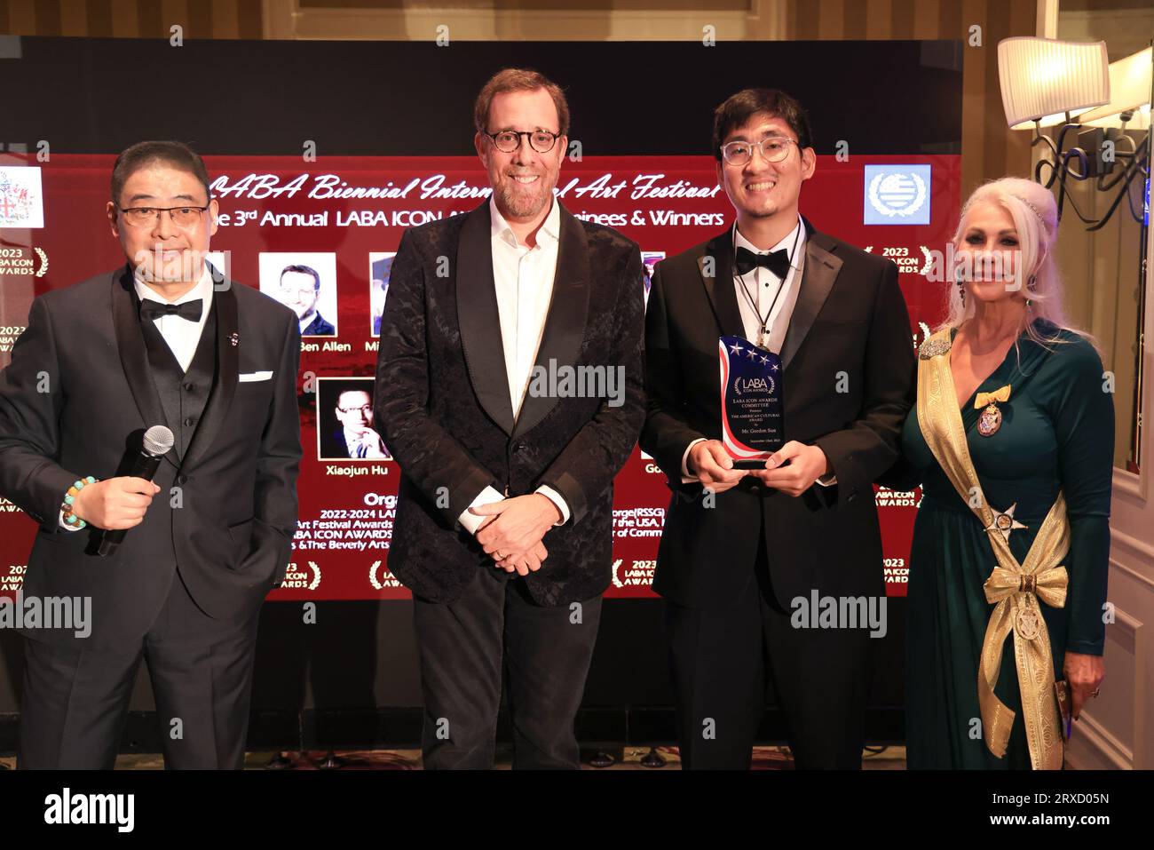 Los Angeles, California, USA. 22nd September, 2023. TV host Joey Zhou ...
