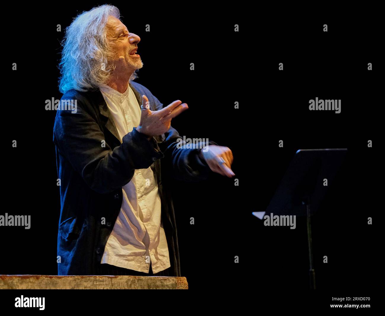 Verona, Italy. 22nd Sep, 2023. Alessandro Bergonzoni during Alessandro ...
