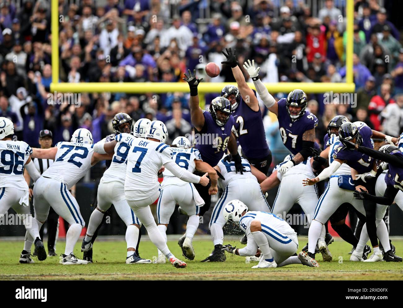 Baltimore ravens place kicker matt hi-res stock photography and images ...