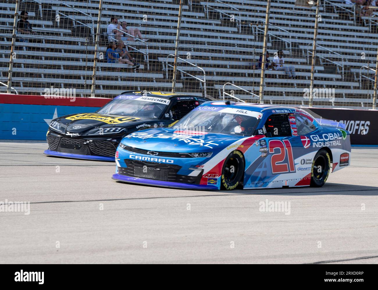 FORT WORTH, TX - SEPTEMBER 23: Austin Hill (#21 Richard Childress ...