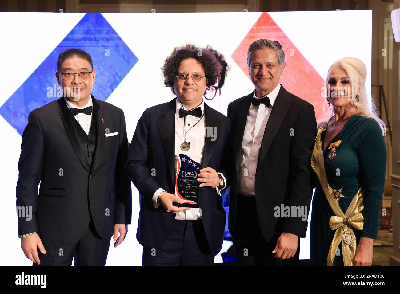 Los Angeles, California, USA. 22nd September, 2023. TV host Joey Zhou ...