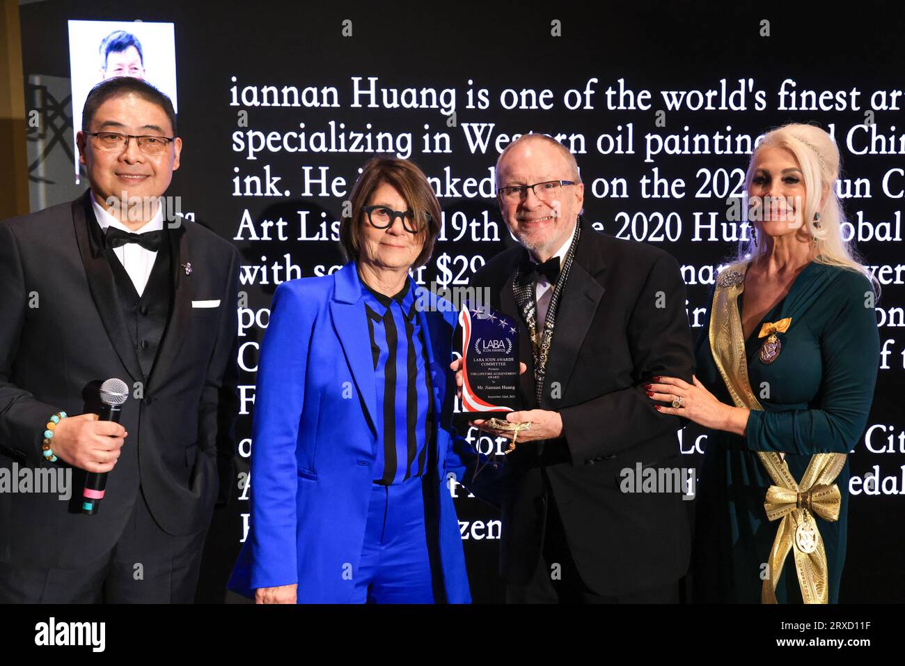 Los Angeles, California, USA. 22nd September, 2023. TV host Joey Zhou ...
