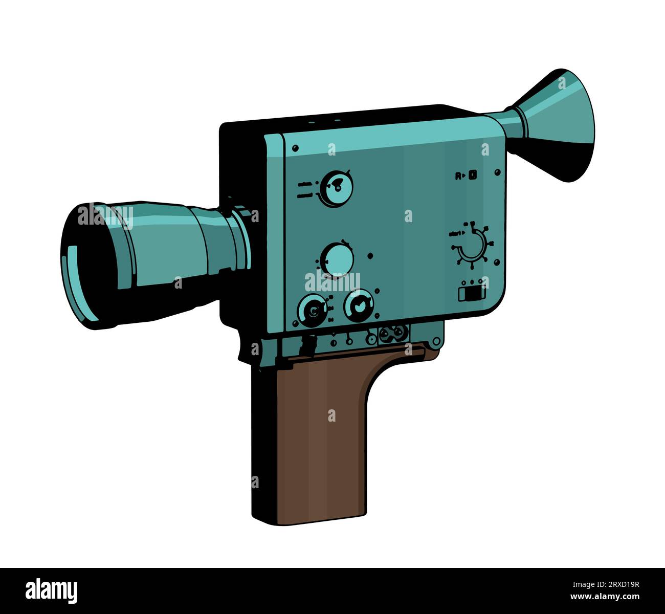 Super 8mm camera Stock Vector Images - Alamy