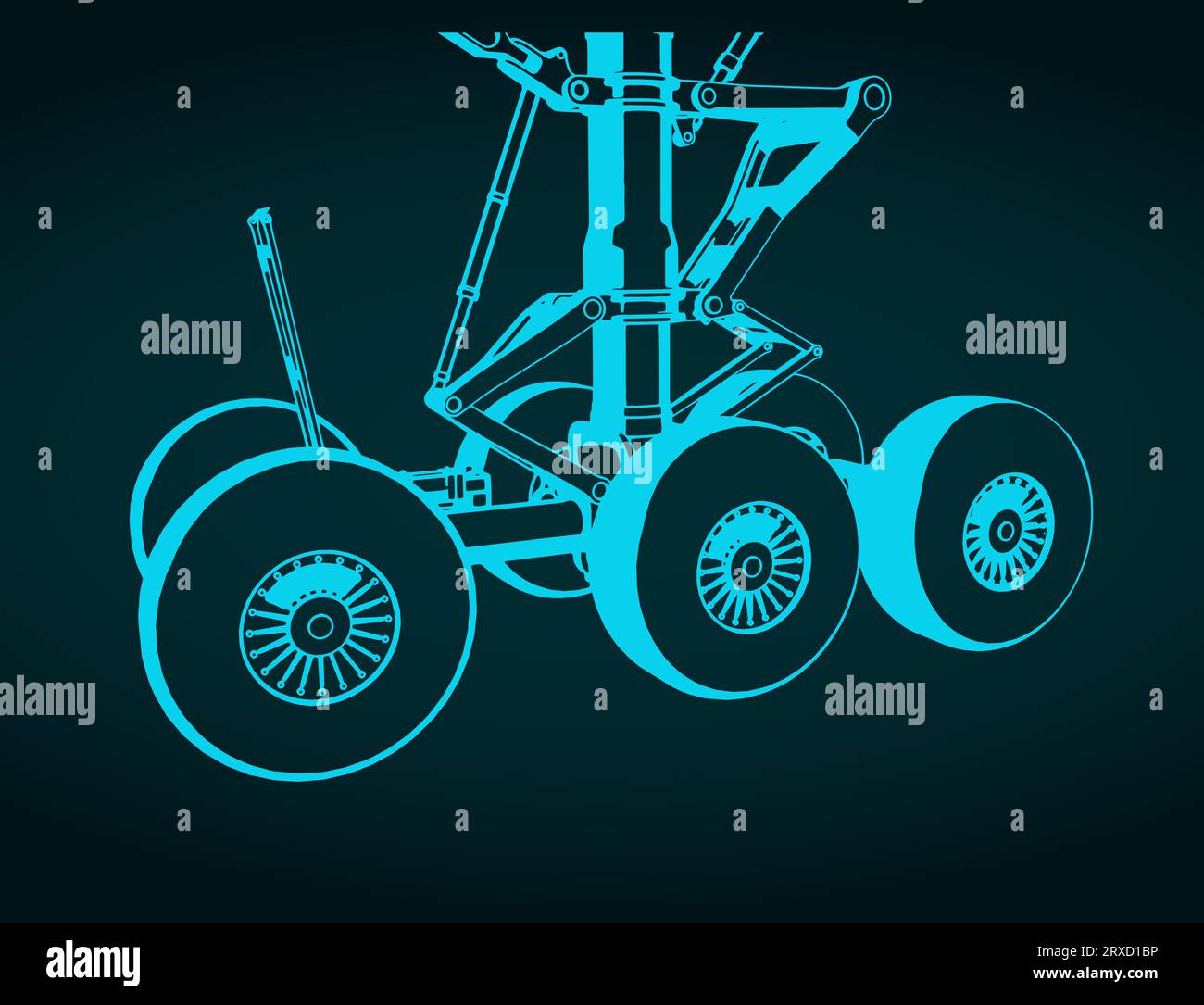 Landing Gear Close Up Stock Vector Images Alamy