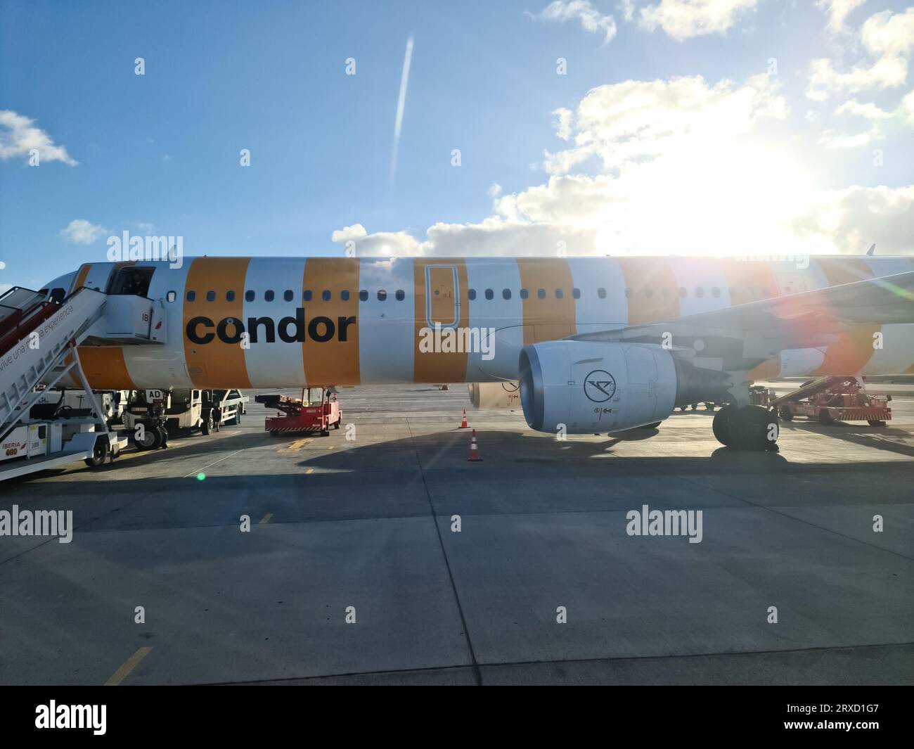 Tenerife, Spain 21.September 2023 An Aircraft of the airline Condor ...