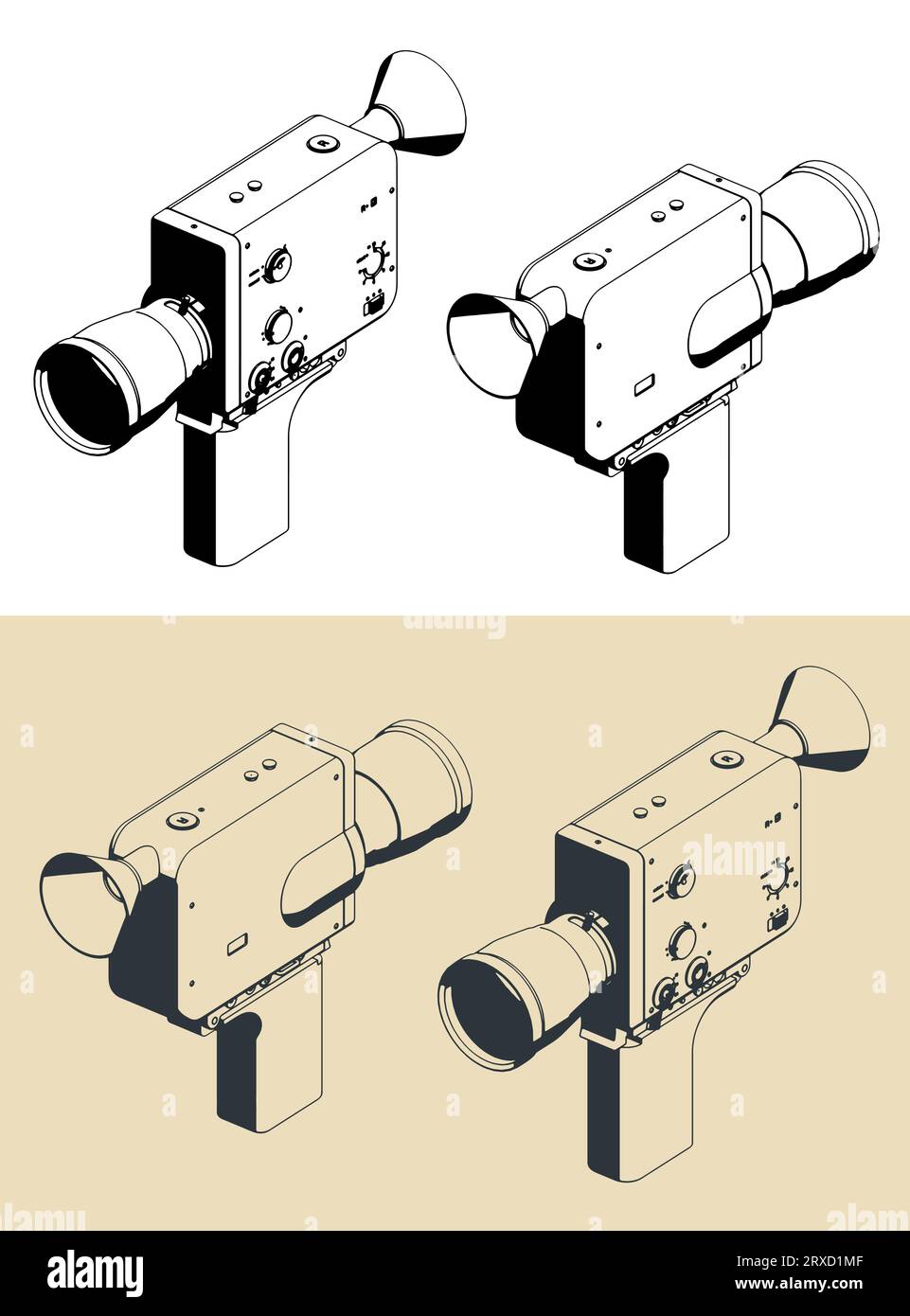 8mm frame Stock Vector Images - Alamy