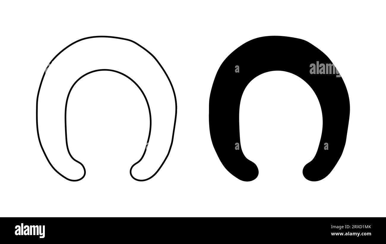 Hoof print outline Cut Out Stock Images & Pictures - Alamy