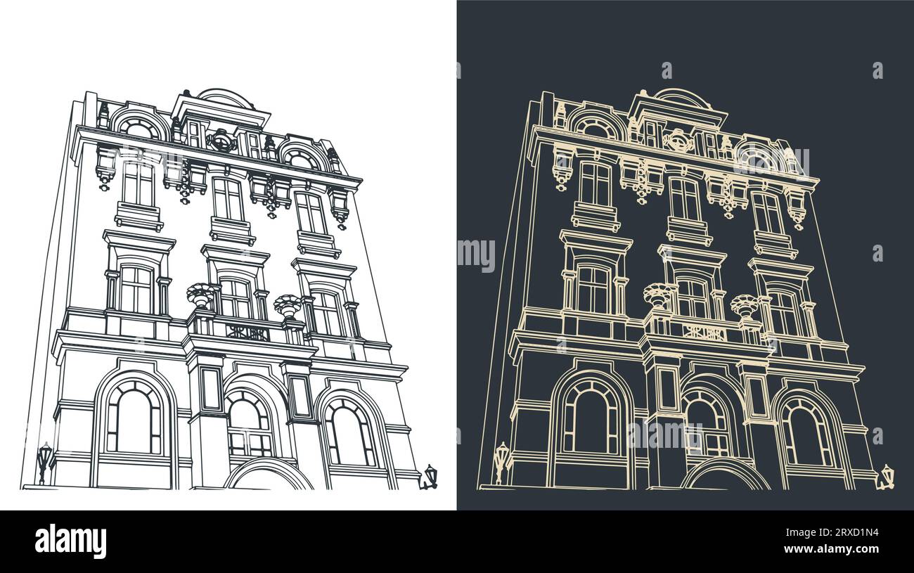 England, building facade Stock Vector Images - Alamy