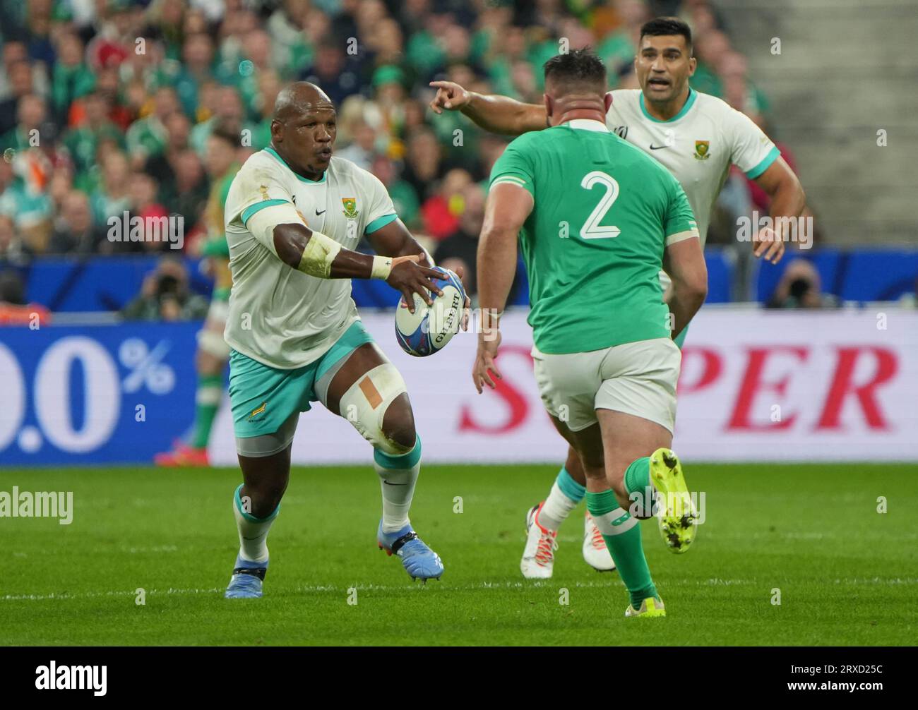 Bongi MBONAMBI of South Africa during the World Cup 2023, Pool B rugby ...