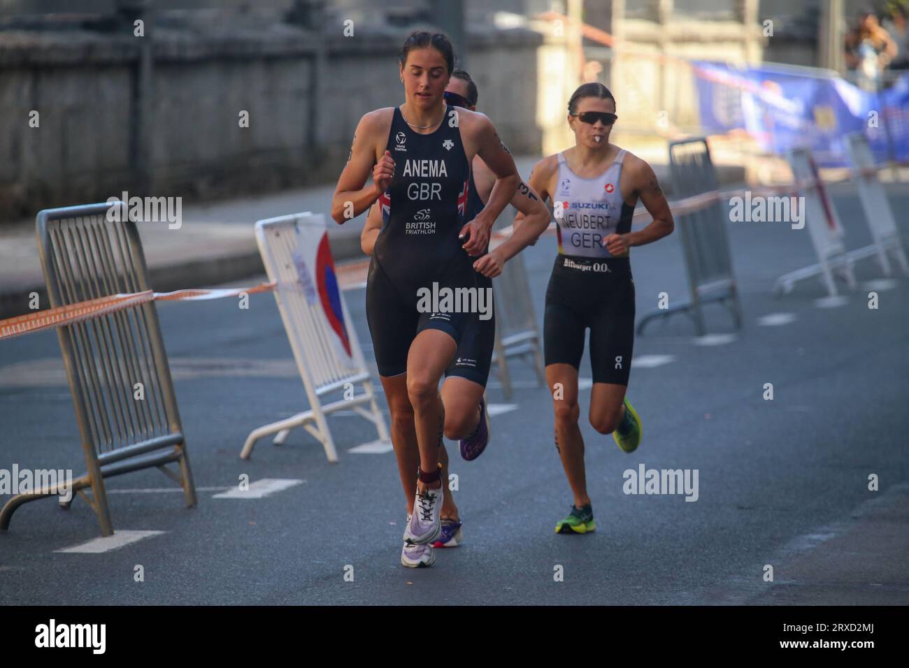 Pontevedra, Spain, 24th September, 2023: British triathlete, Tilly ...