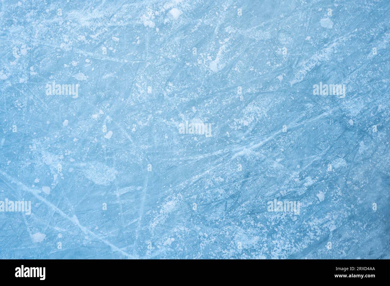 Ice background. Frozen surface of water. Flat view on abstract frozen ...