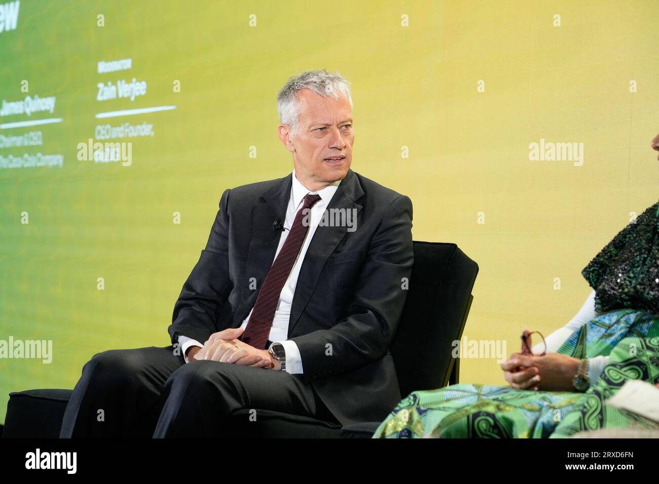 New York, New York, USA 21-22 Sept 2023 James Quincey during the 2023 ...