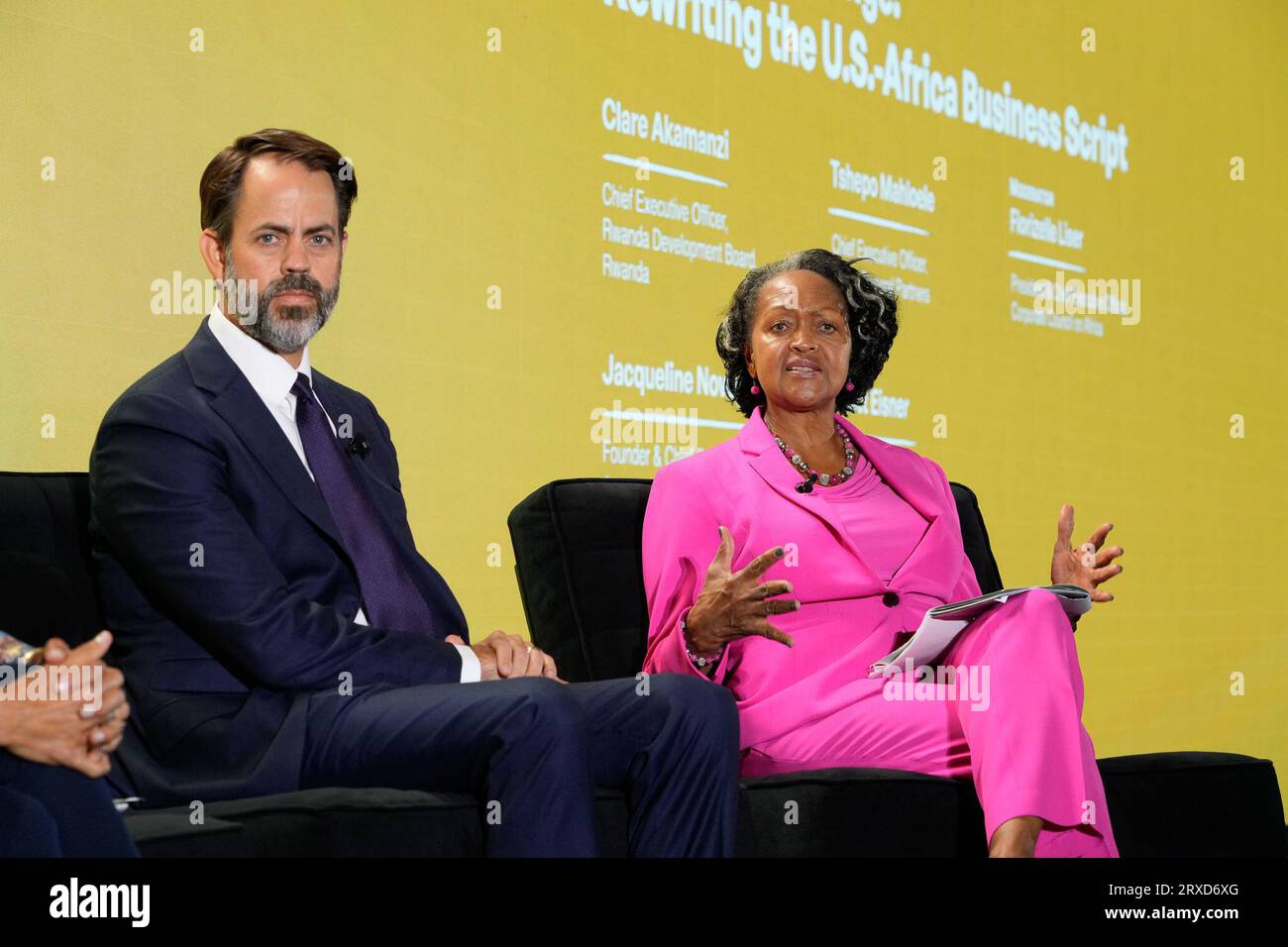 New York, New York, USA. , . Scott Eisner, Florizelle Liser during the ...