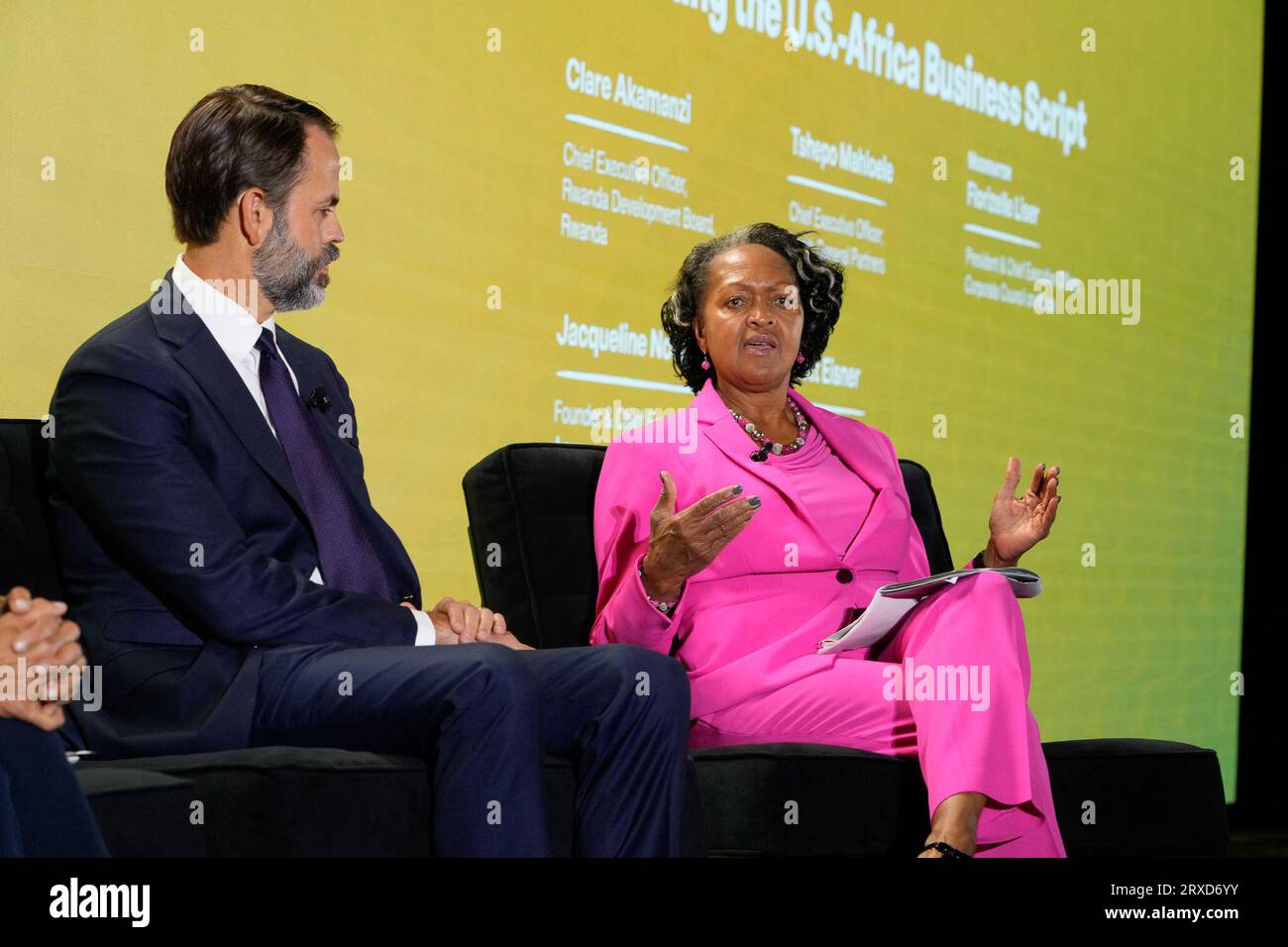 New York, New York, USA. , . Scott Eisner, Florizelle Liser during the ...