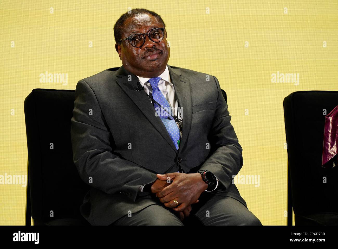 New York, New York, USA. , . William Asiko during the 2023 UNSTOPPABLE ...