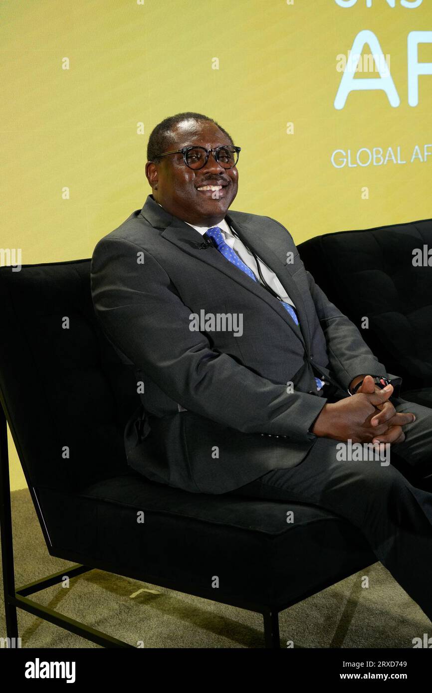 New York, New York, USA. , . William Asiko during the 2023 UNSTOPPABLE ...