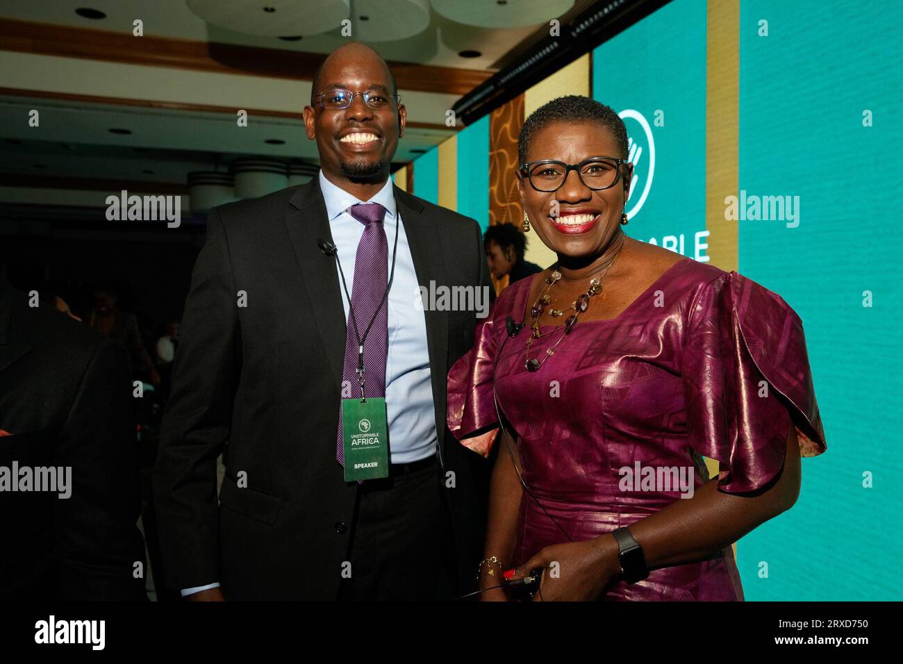 New York, New York, USA. , . Yvonne Aki-Sawyerr during the 2023 ...