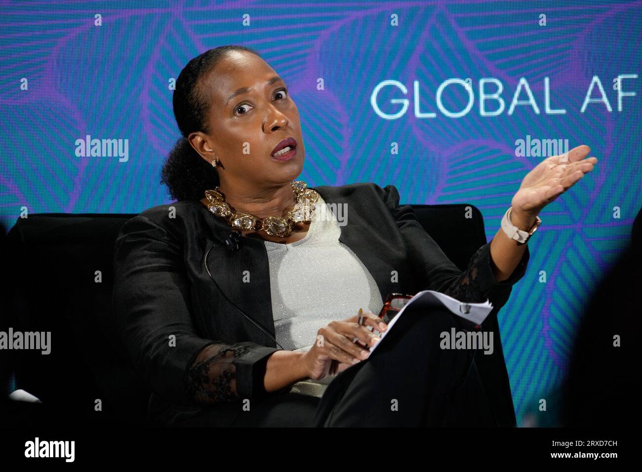 New York, New York, USA. , . Pamela Coke-Hamilton during the 2023 ...