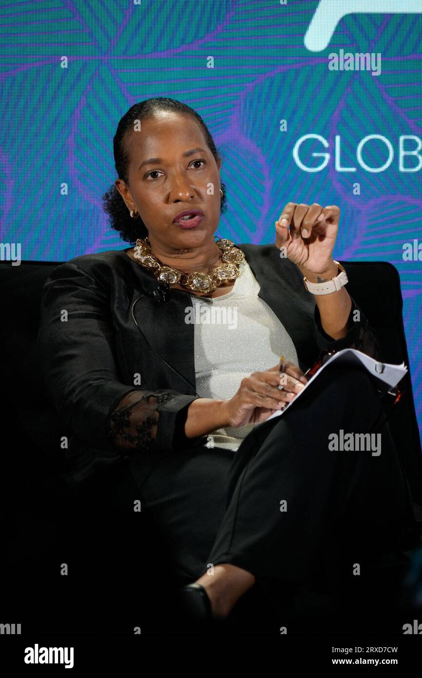 New York, New York, USA. , . Pamela Coke-Hamilton during the 2023 ...