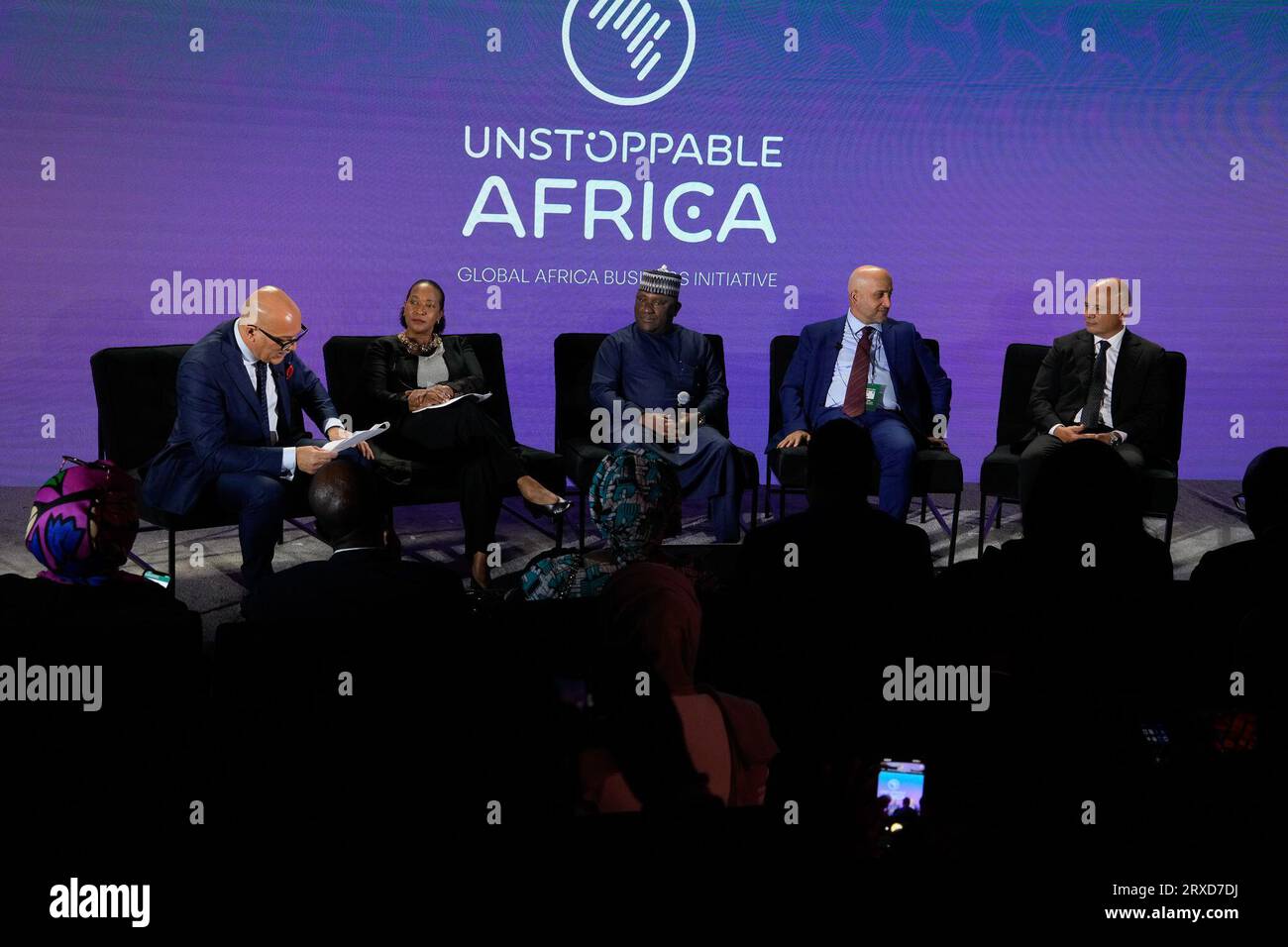 New York, New York, USA. , . Mark Eddo, Pamela Coke-Hamilton, Speaker ...